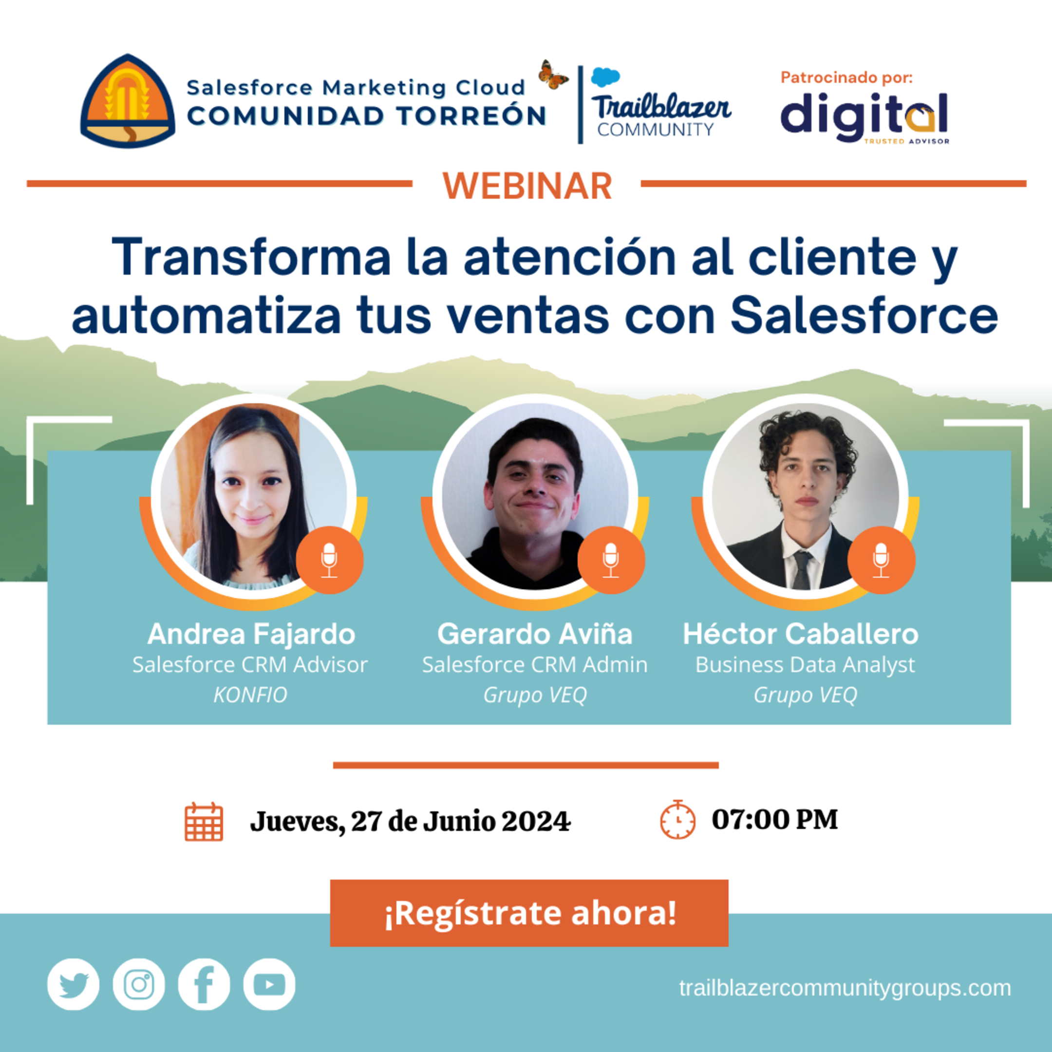 See Transforma la atención al cliente y automatiza tus ventas con Salesforce at Trailblazer ...
